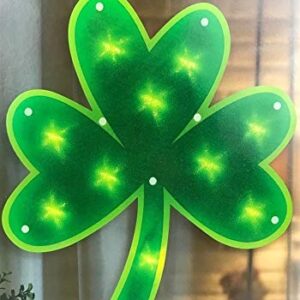 Lighted Shamrock St. Patricks Day Decoration