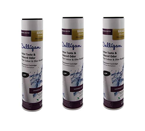 Culligan D-20A Basic Drinking Water Filtation Replacement Cartridge, 1,000 Gallons, 3 Pack