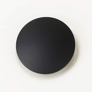 Purelux Pop Up Drain Stopper With Overflow for Bathroom Faucet Vessel or Vanity Sink, Matte Black Finish