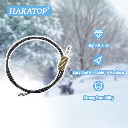 HAKATOP 946-04230b Snow Blower/Thrower Auger Drive Clutch Cable Fits MTD Cub Cadet 746-04230 746-04230A 946-04230 946-04230A