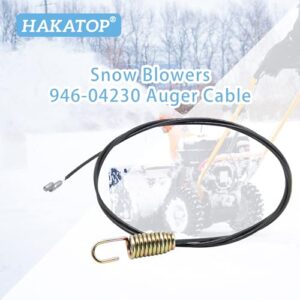 HAKATOP 946-04230b Snow Blower/Thrower Auger Drive Clutch Cable Fits MTD Cub Cadet 746-04230 746-04230A 946-04230 946-04230A