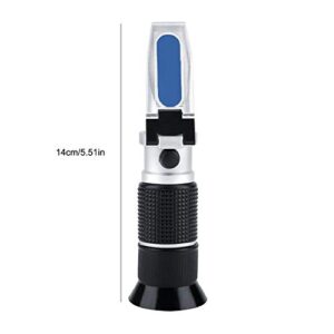 Portable Refractometer Professional Hand Held Brix Refractometer 0~90% Specific Food Beer Milk Fruit Juice Sugar Meter Tester