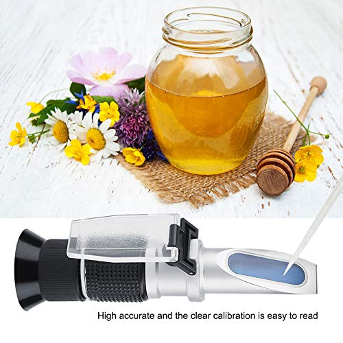 Portable Refractometer Professional Hand Held Brix Refractometer 0~90% Specific Food Beer Milk Fruit Juice Sugar Meter Tester