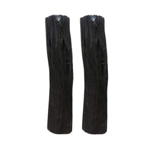 2X Large Binchotan Charcoal - Water Purifying Sticks for Great-Tasting Water from Kishu, Japan - Each Stick Filters 1-2 Gallons of Water - 2 Sticks