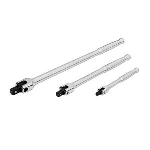 craftsman 3 pc. flex handle breaker bar set 1/4" 3/8" 1/2" 47017