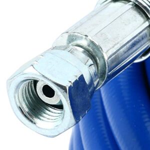 50ft x 1/4" Airless Paint Spray Hose, Blue Color 15m Light Flexible Fiber Tube, High Pressure Sprayer Tube (15m)