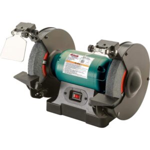 grizzly industrial g0865 - 8" bench grinder with led lights