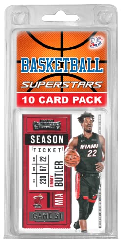 Miami Heat- (10) Card Pack NBA Basketball Different Heat Superstars Starter Kit! Comes in Souvenir Case! Great Mix of Modern & Vintage Players for the Ultimate Heat Fan! By 3bros