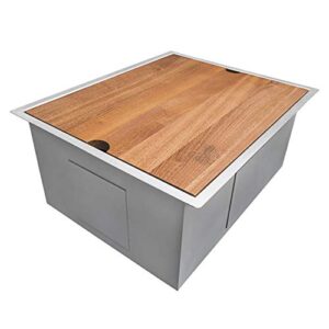 ruvati 23" x 19" x 13" deep laundry utility workstation sink undermount 16 gauge - rvu6320