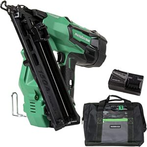 metabo hpt 18v multivolt™ cordless angled finish nailer kit | accepts nails 1-1/4-inch up to 2-1/2-inch | 15 gauge | lifetime tool warranty | nt1865dmas