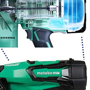 Metabo HPT 18V MultiVolt™ Cordless Angled Finish Nailer Kit | Accepts Nails 1-1/4-Inch up to 2-1/2-Inch | 15 Gauge | Lifetime Tool Warranty | NT1865DMAS