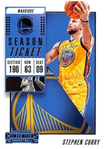 2018-19 panini contenders season ticket #86 stephen curry golden state warriors basketball card