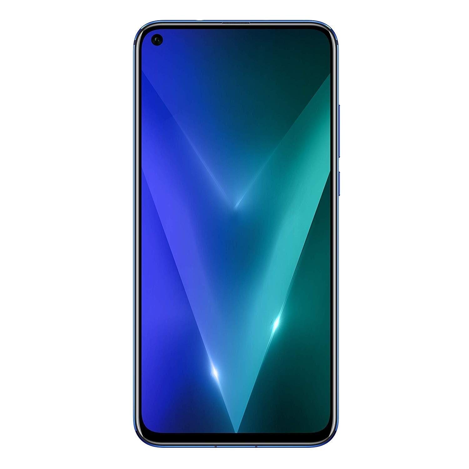 Honor View 20 Dual-SIM (128GB ROM/6GB RAM, GSM Only, No CDMA) Factory Unlocked 4G/LTE Smartphone - International Version (Sapphire Blue)