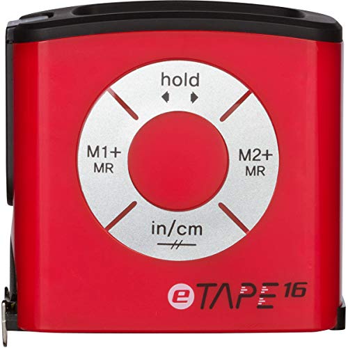 eTape 1752-WP-106 Digital Tape Measure, 3/4" x 16'