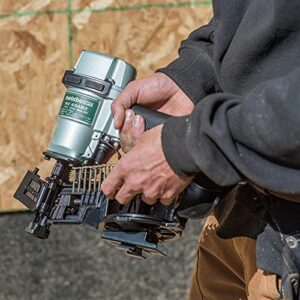 Metabo HPT Roofing Nailer | Pro Preferred Brand of Pneumatic Nailers | 16 Degree Magazine | Accepts 7/8-Inch to 1-3/4-Inch Nails | Ideal for Asphalt Roofing Shingles & Insulation Boards | NV45AB2