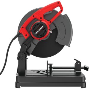 craftsman chop saw, 14 inch, 15 amp, corded (cmem2500)