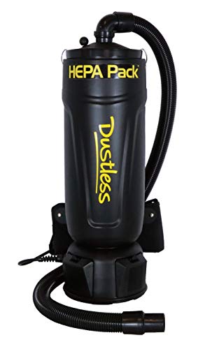 Dustless HEPA Back Pack Vacuum, Black