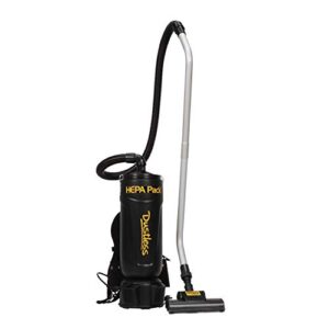 Dustless HEPA Back Pack Vacuum, Black