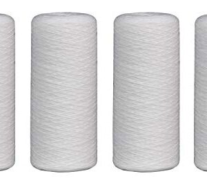 Culligan CW25-BBS Filter Cartridge, 25 Micron, White, 4 Pack