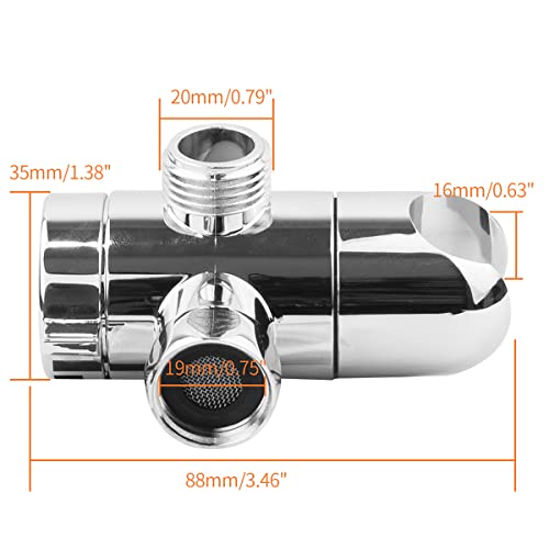 Meccion 3-Way Diverter Valve (Sliver)