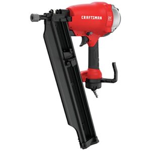 craftsman framing nail gun, 2 to 3-1/2", 21° plastic (cmp21pl)