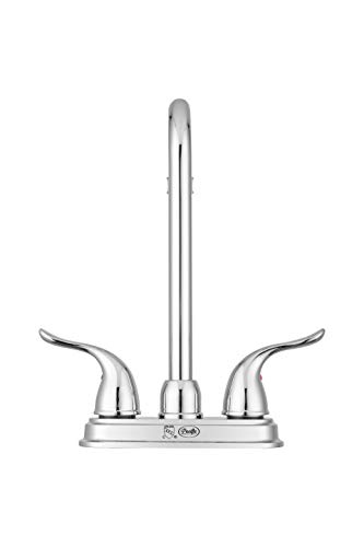 Pacific Bay Treviso High-Rise Bar/Galley Swivel Faucet - 2-Handle (Chrome)