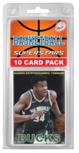 milwaukee bucks- (10) card pack nba basketball different buck superstars starter kit! comes in souvenir case! great mix of modern & vintage players for the ultimate bucks fan! by 3bros