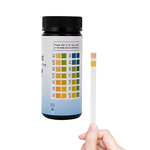 [125 ct] INVBIO Human Body pH Level Test, Best PH Test Strip for Urine and Saliva, Alkaline & Acidic pH Paper, pH Range 4.5-9.0, 15 Seconds to Read Result, Easy to Use