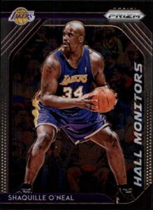 2018-19 panini prizm hall monitors #6 shaquille o'neal los angeles lakers nba basketball trading card