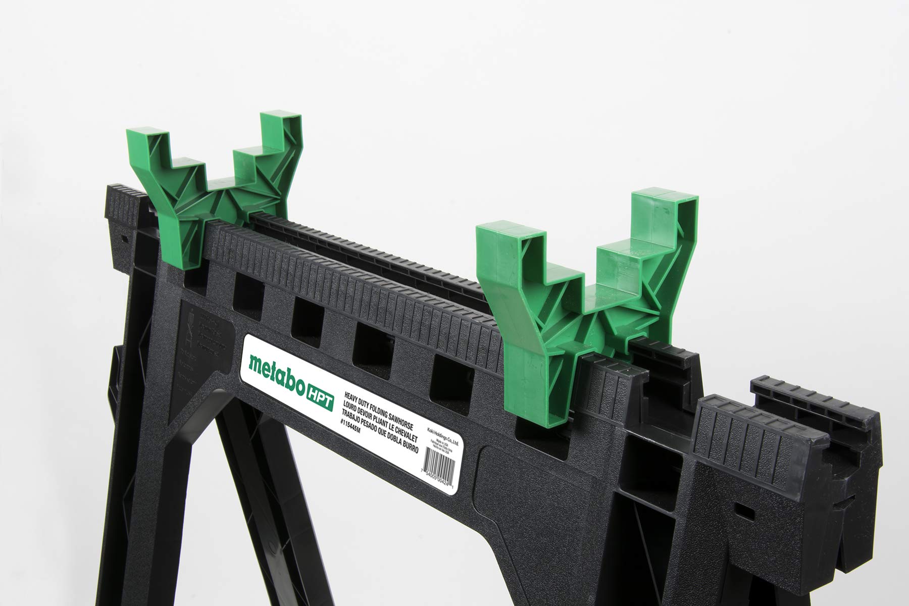 Metabo HPT Sawhorses | Folding | 1200 Lb. Capacity | 2-Pack | 115445M