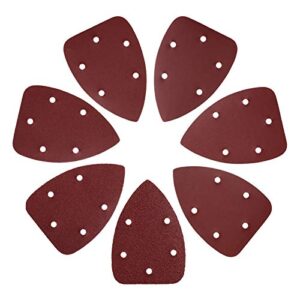 miady 140mm mouse detail sander sandpaper sander pads, 40 60 80 120 180 240 400 assorted grits mouse sandpaper - pack of 70