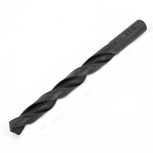 Aexit 12.9mm Dia Tool Holder Split Point 154mm Length High Speed Steel Spiral Twist Drill Bit Model:71as222qo251