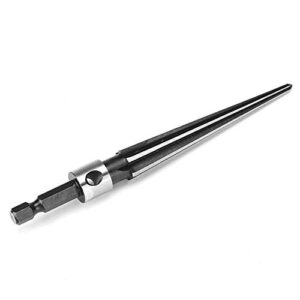 Hand Reamer, Bridge Pin Hole Handheld T Shape Tapered Hex Reamer Handle Drilling Tool 1/8"-1/2" 3-13mm