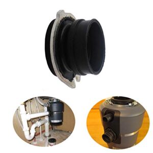 𝟮𝟬𝟮𝟯 𝙐𝙋𝙂𝙍𝘼𝘿𝙀 75499 Flex Coupler Garbage Disposal Replacement Parts Compatible with Insink-erator, Flexible Discharge Anti-Vibration Tailpipe Mount Coupling Replaces Part Number 74085