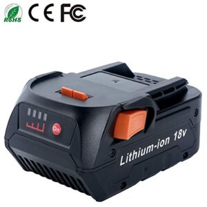 Epowon 18 Volt 6.0Ah Lithium Ion Compact Battery Compatible with RIDGID 18V Drill R840087 R840083 R840084 R840086 AC840085 AC840087P