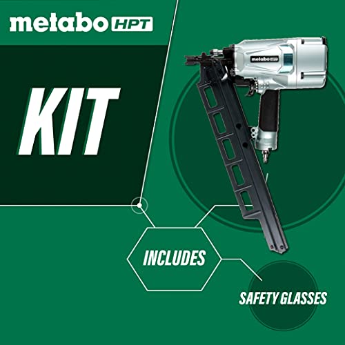 Metabo HPT Framing Nailer | Pneumatic | 2 to 3-1/4-Inch Nails | Tool-less Depth Adjustment | 21 Degree Magazine | Selective Actuation Switch | 5-Year Warranty | NR83A5