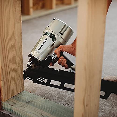 Metabo HPT Framing Nailer | Pneumatic | 2 to 3-1/4-Inch Nails | Tool-less Depth Adjustment | 21 Degree Magazine | Selective Actuation Switch | 5-Year Warranty | NR83A5