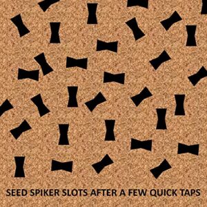 Keyfit Tools Grass Seed SPIKER Dog Spot & Bare Spot Lawn Seeding Tool. Get The Most Seed Germination with All Types of Seed & Patch Scotts EZ Seed Repairs Dead Spots Dog Damage Turf & Grass Repair