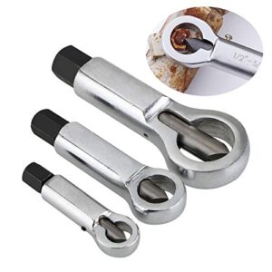 eeekit metal nut splitter cracker, metal nut splitter breaker manual pressure nut cracker remover extractor tool, 9-12mm/12-16mm/16-22mm nut remover extractor tools