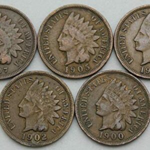 Vintage Indian Head Cents Collection Starter Kit U.S. Coins Old Pennies Estate Sale Liquidation United States Hoard All Over 100+ Years Old