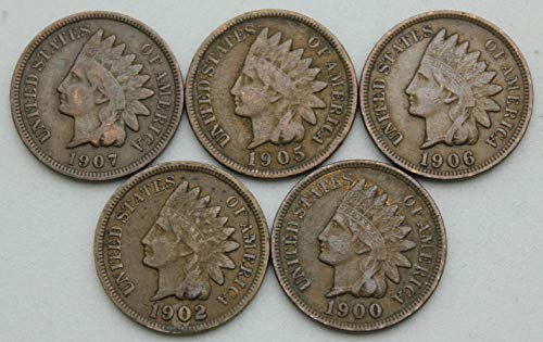 Vintage Indian Head Cents Collection Starter Kit U.S. Coins Old Pennies Estate Sale Liquidation United States Hoard All Over 100+ Years Old