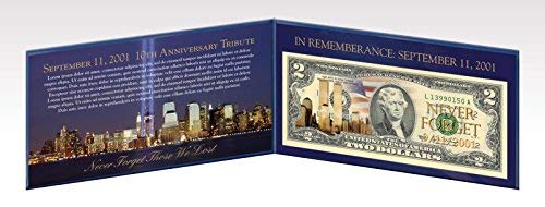 The Matthew Mint Two Dollar Jefferson Bill 9/11 Tribute