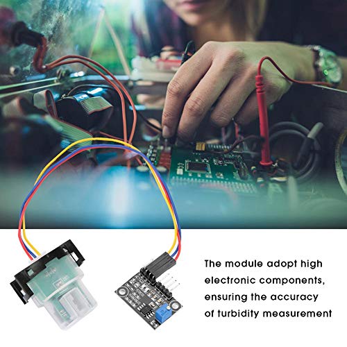 Turbidity Sensor Module, Turbidity Sensor Water Quality Monitoring Sewage Turbidity Value Detection Module TSW-20M for Turbidity Measurement and Control of Washing Machines