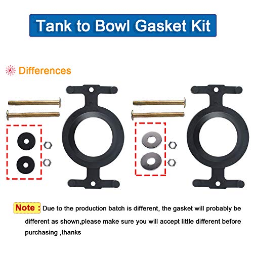 04-3817 Tank to Bowl Kit for Compatible with Eljer Toilet,Gasket Solid Brass Tank to Bowl Bolt Set