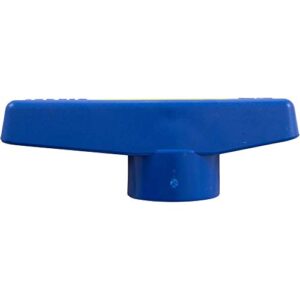 Praher Handle, 2" Ball Valve, Blue