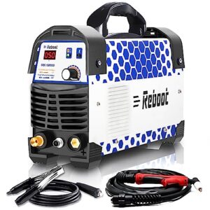 plasma cutter 50 amp 1/2" clean cut cut50d 110v/220v igbt air plasma cutting machine compact metal cutter high frequency inverter cutting for alloy mild steel cast iron and chrome