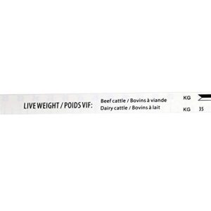 Livestocktool Pigs Cattles Weight Measuring Tape 98" Retractable Animal Body Weight Measure Tape