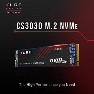 PNY XLR8 CS3030 250GB M.2 PCIe NVMe Gen3 x4 Internal Solid State Drive (SSD), Read up to 3,500 - M280CS3030-250-RB