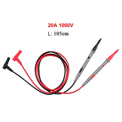 Multimeter Test Leads Banana Plug Digital Multimeter Probes Electrical Test Probe 20A 1000V Borbede