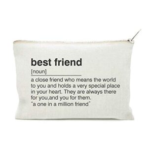 best friend gift, toiletry bag, for best friend, friend definition, cosmetic bag, makeup case, bestie gift, sister gift